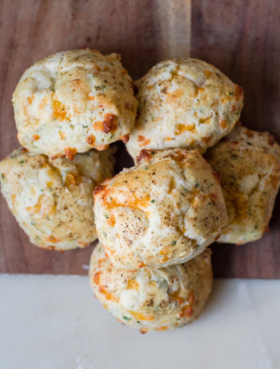 Bread - 6 Cheddar Chive Biscuits | Baked by Susan Online Store